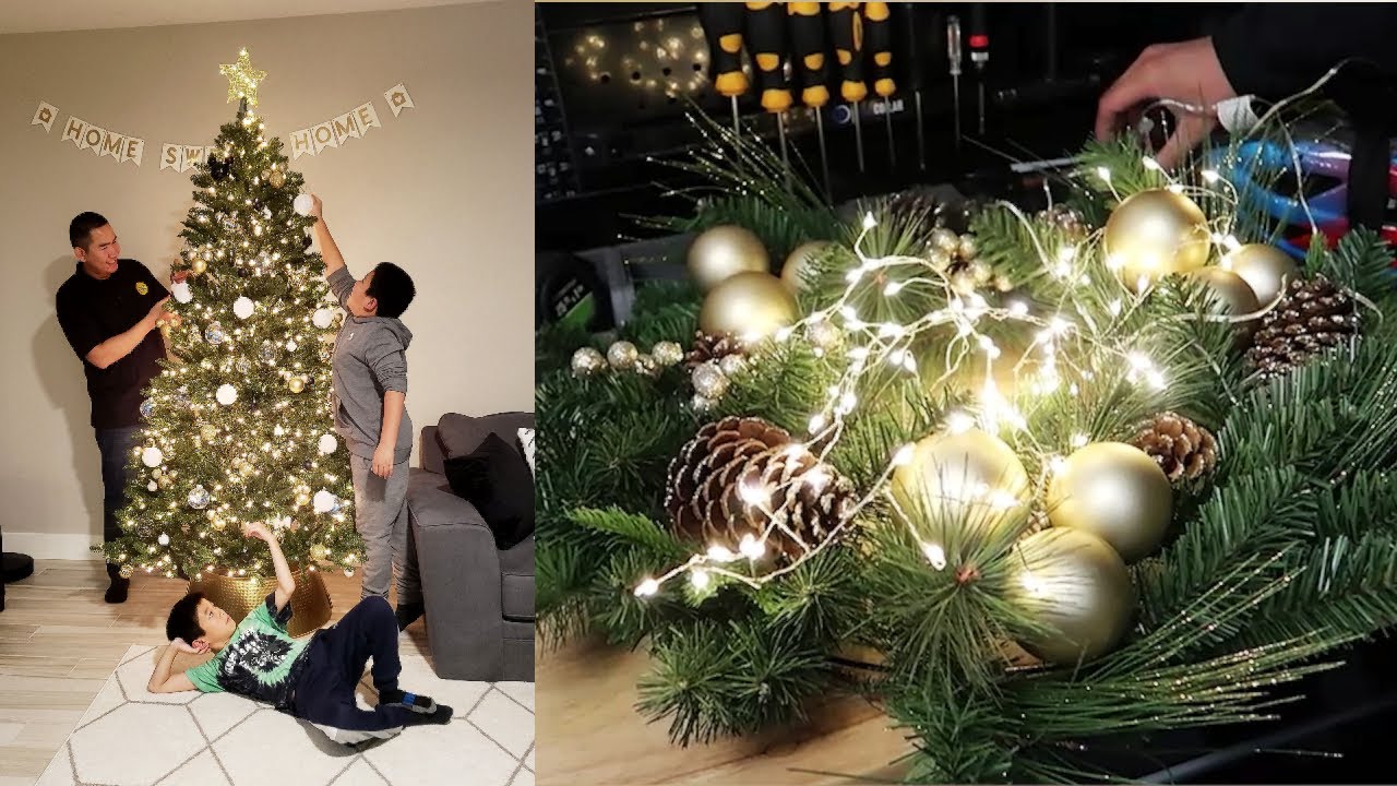 We Decorated Our Home For Christmas! Putting Up Our First Ever ...