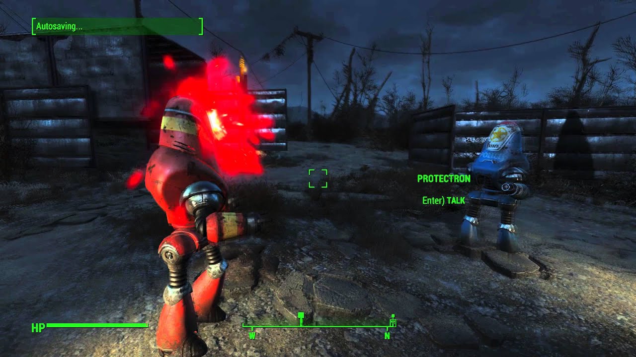Fallout 4: Fire vs Police - Red Rocket Robot League 1 - YouTube