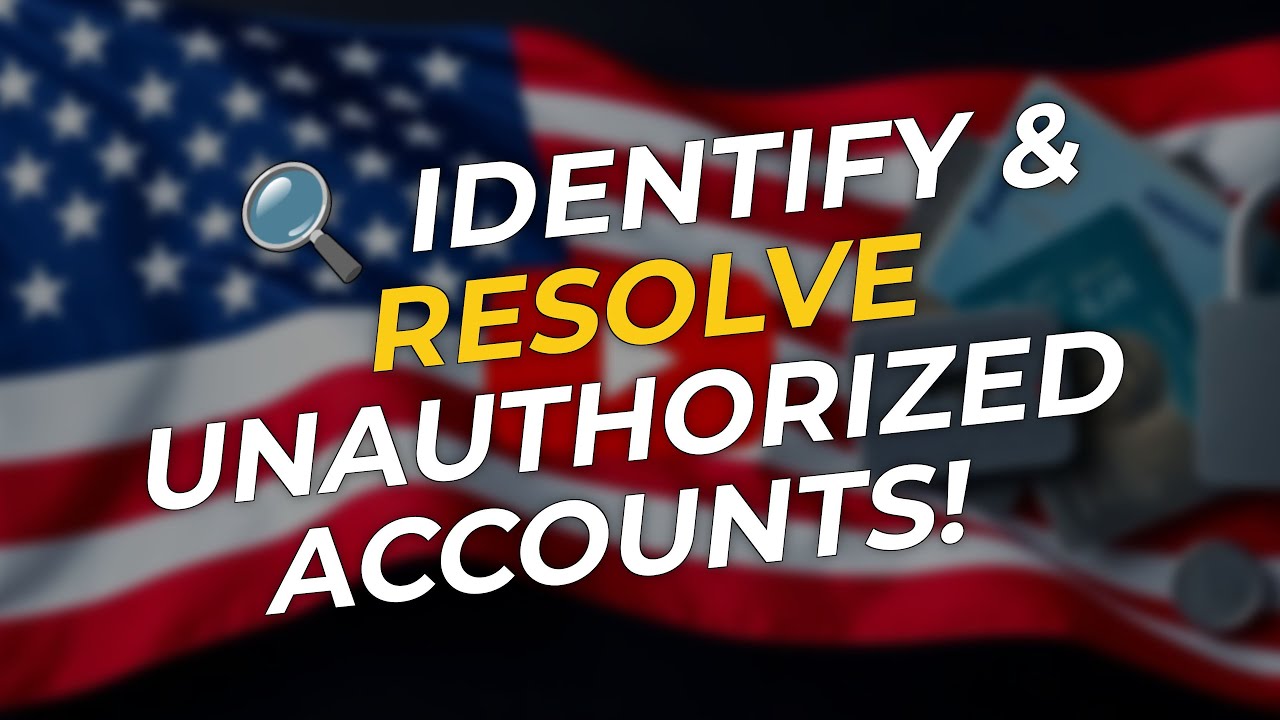 🔍 Identify & Resolve Unauthorized Credit Accounts! 🛡️ - YouTube