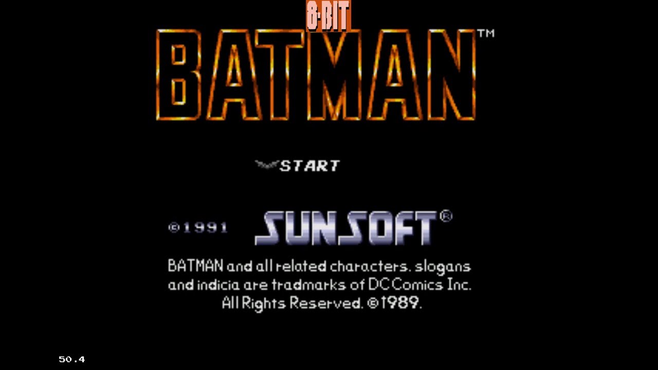 SEGA BATMAN 1991 16 bit games - YouTube