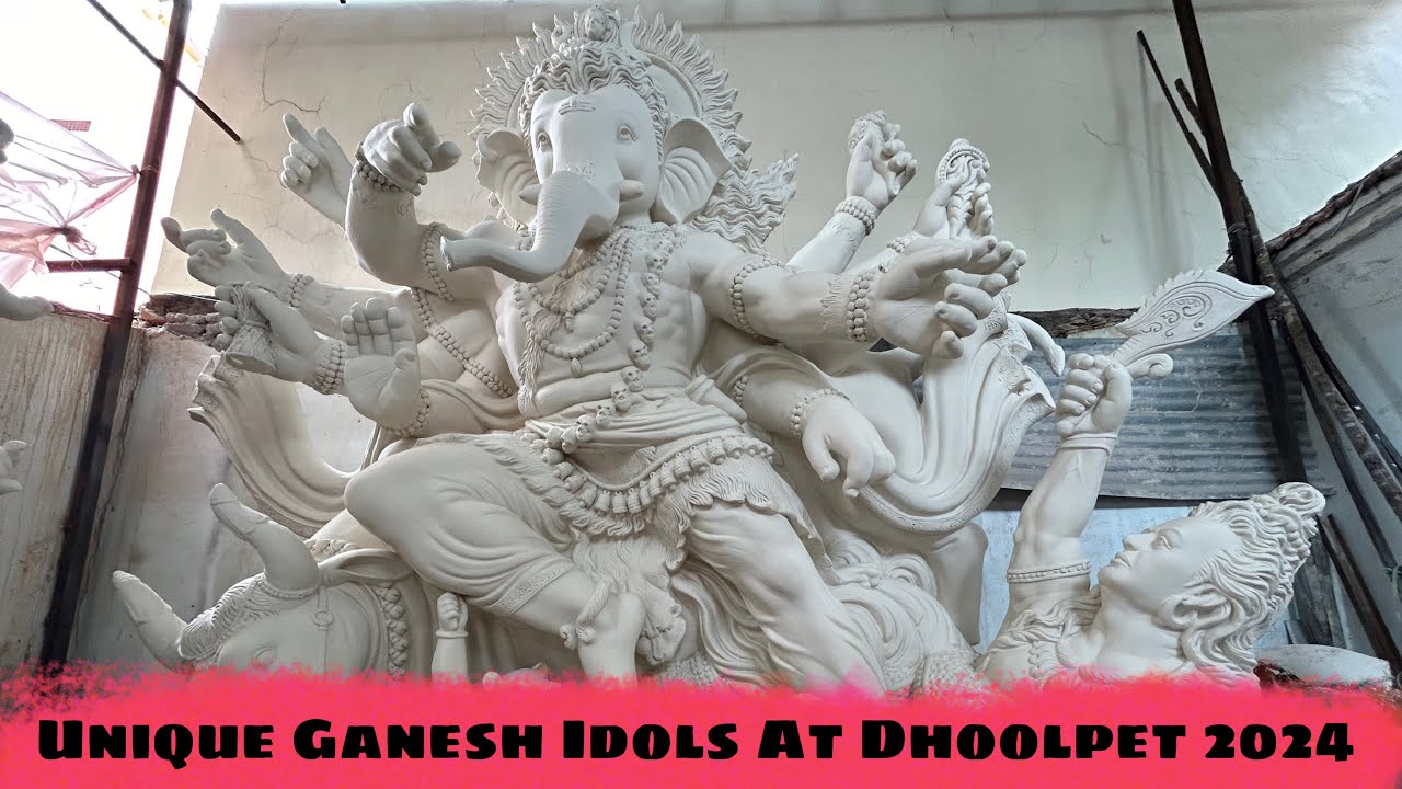 Unique Ganesh Idols At Dhoolpet 2024||Dhoolpet Ganesh Making 2024||#trending #ganesh #viralvideo ...