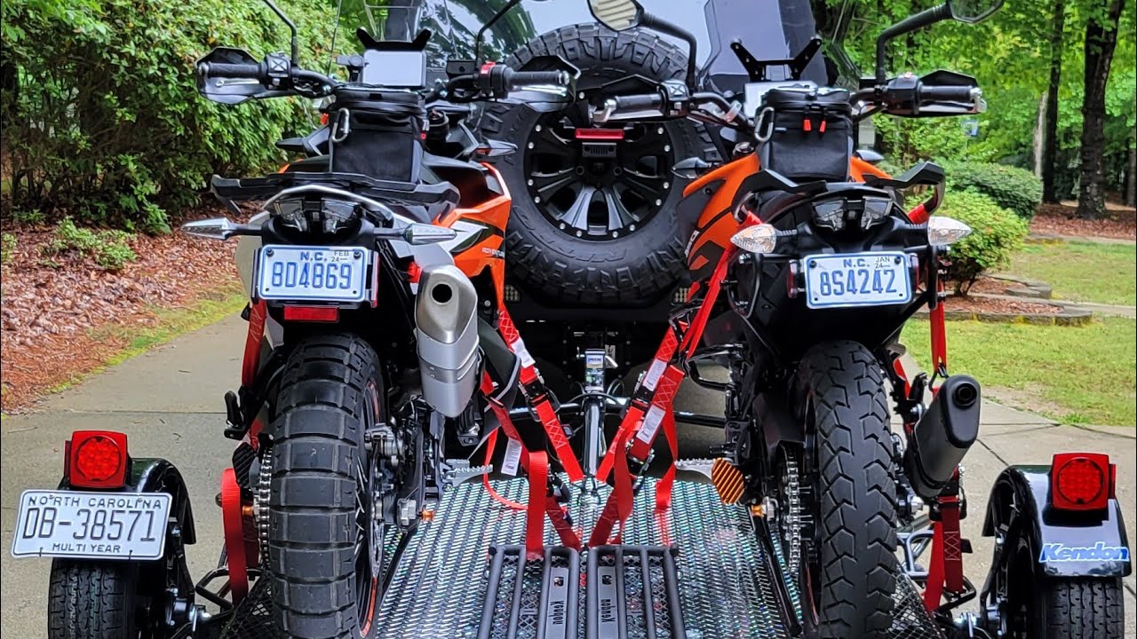 2023 KTM 890 Adventure & 2020 KTM 390 Adventure - Kendon Trailer set up ...