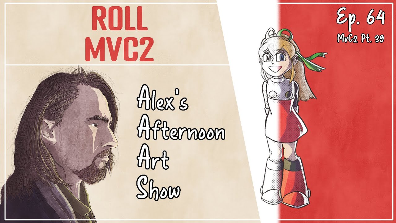 Roll (Marvel Vs. Capcom 2) Drawing || Alex's Afternoon Art Show - YouTube