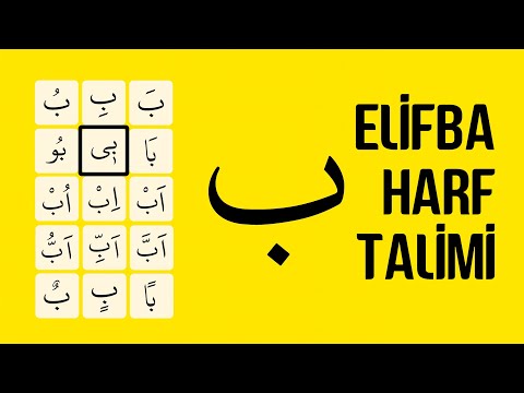 Elifba Talim (Tüm Harfler)