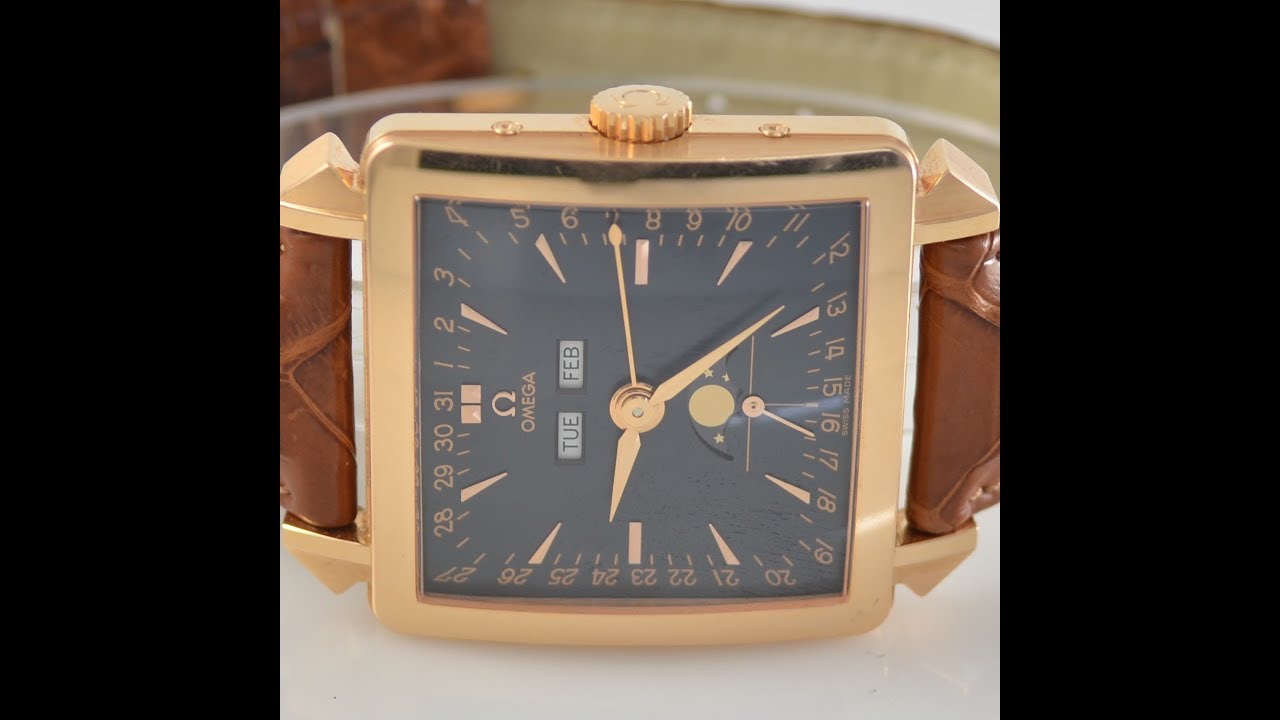Omega Cosmic "The Museum Collection 1951" in gold - YouTube
