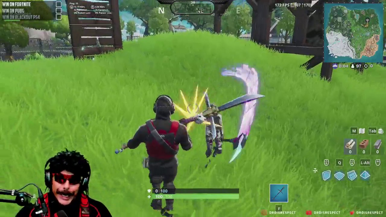 Fortnite - doc has lost it (Drdisrespect) - YouTube