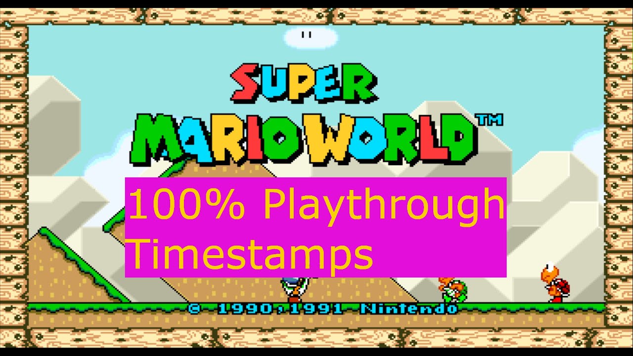 Super Mario World WIDESCREEN - 100% Playthrough (Retroarch - BSNES HD ...