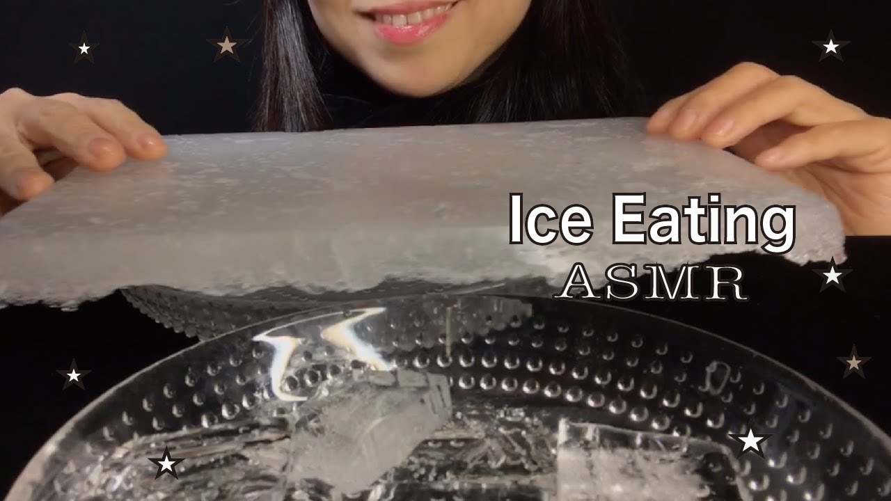 【ASMR】Enjoy big ice & small ice crunch ☆ ICE EATING SOUNDS - YouTube