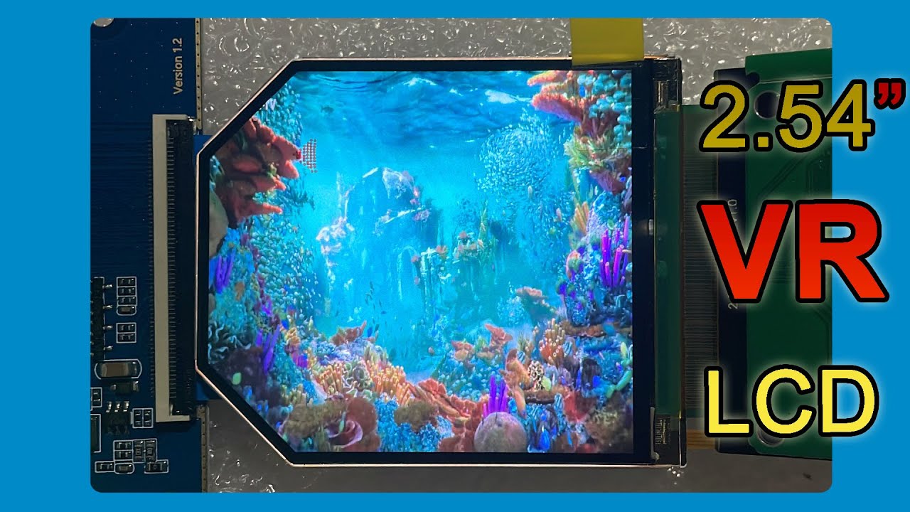 2.54 inch VR LCD 1440×1600 90 Hz HDMI Controller Board - YouTube