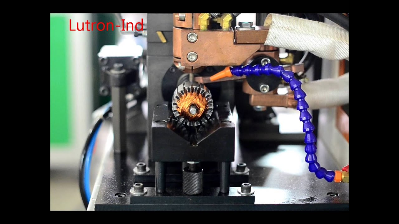 馬達整流子點焊機 Motor Commutator Welding Machine - YouTube