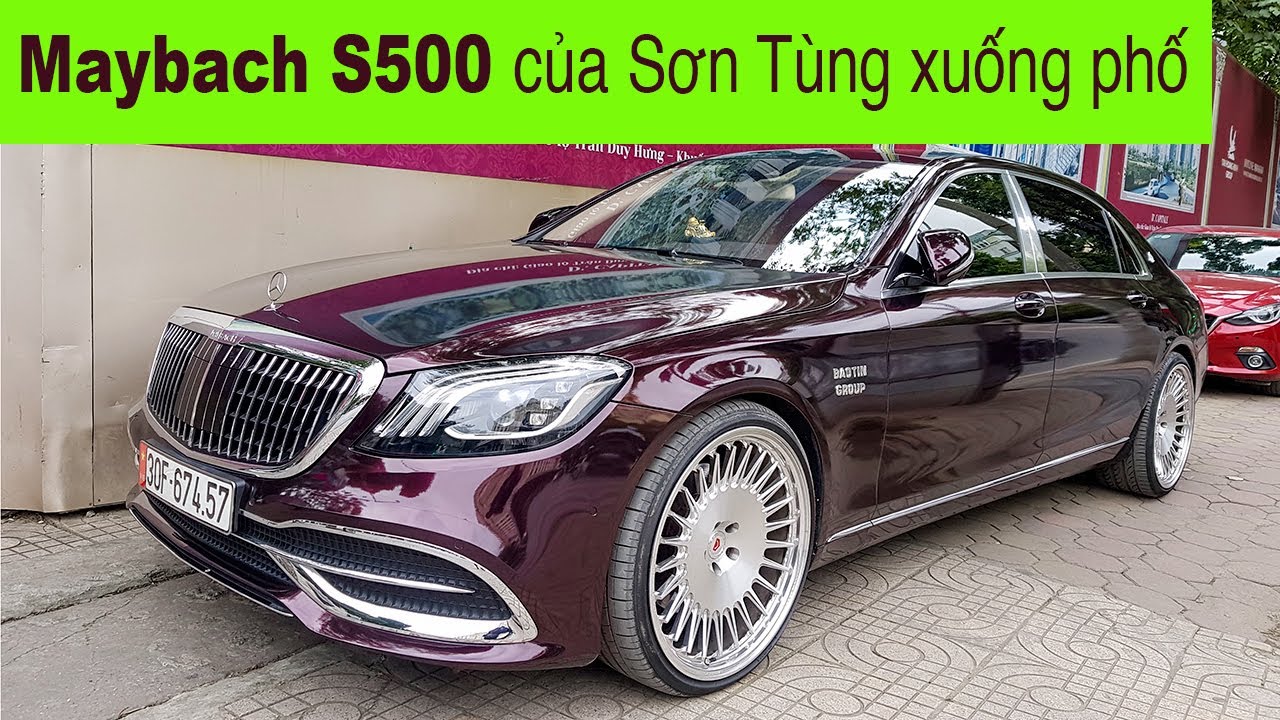 Mercedes Maybach S500 của Sơn Tùng và dàn xe sang KHỦNG xuống phố dịp ...
