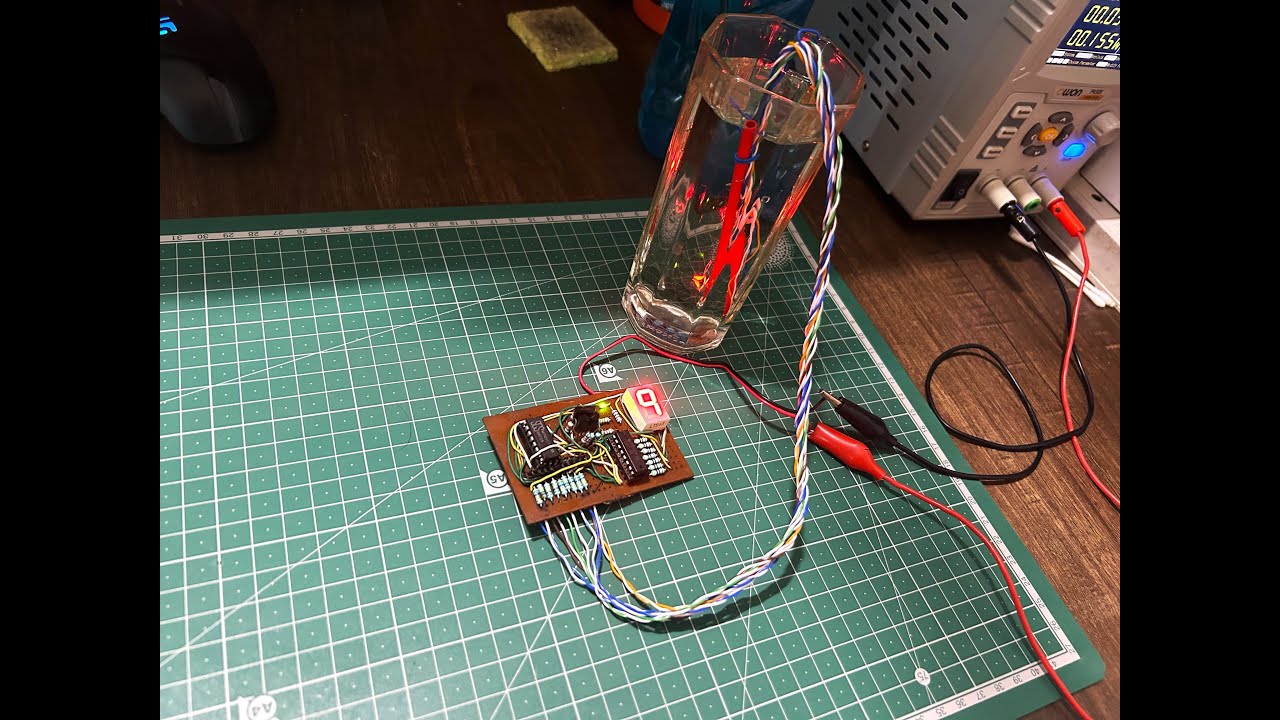 DEC #020 How to display Water Level in Overhead Tank | DIY water level ...