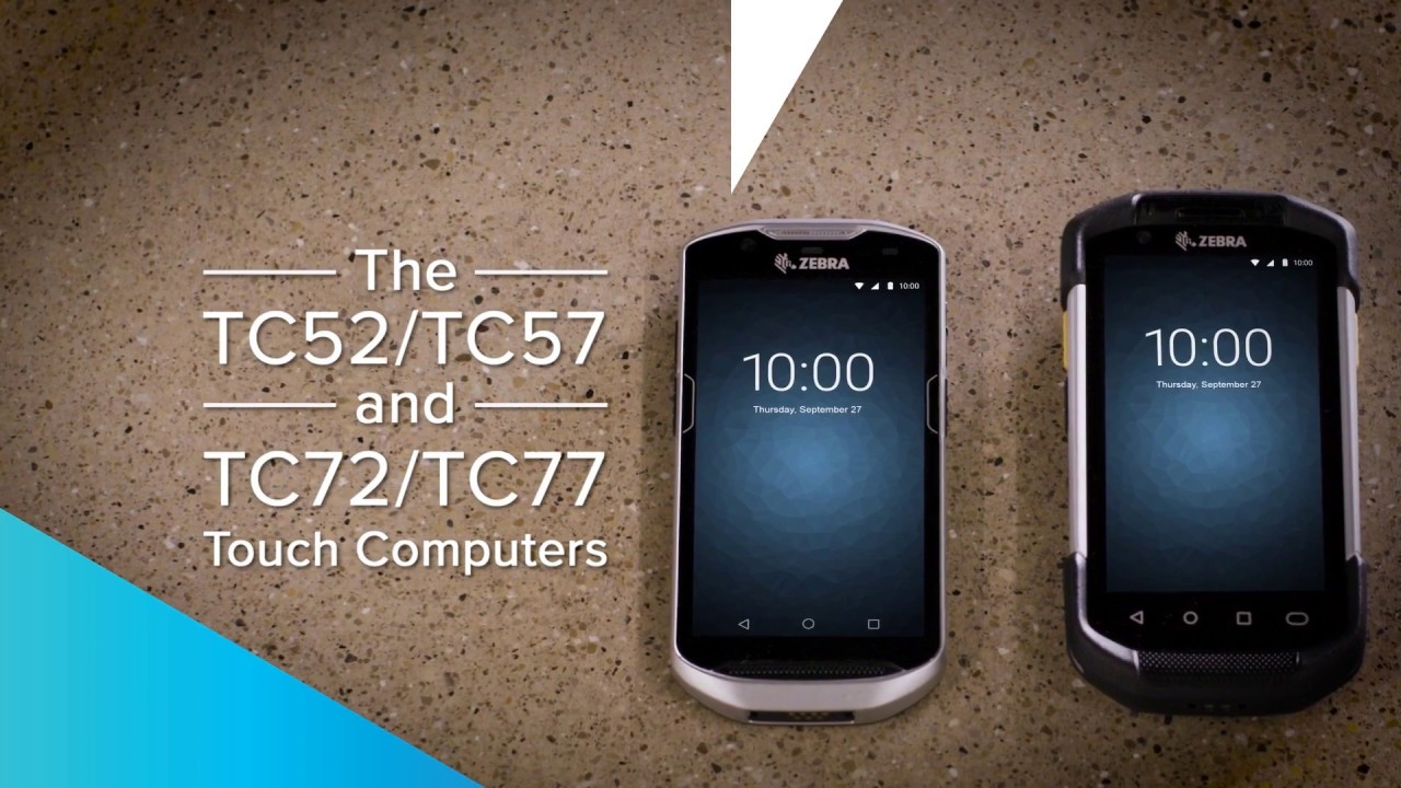 Zebra TC52/57 and TC72/77 Touch Computers Available from POSDATA - YouTube