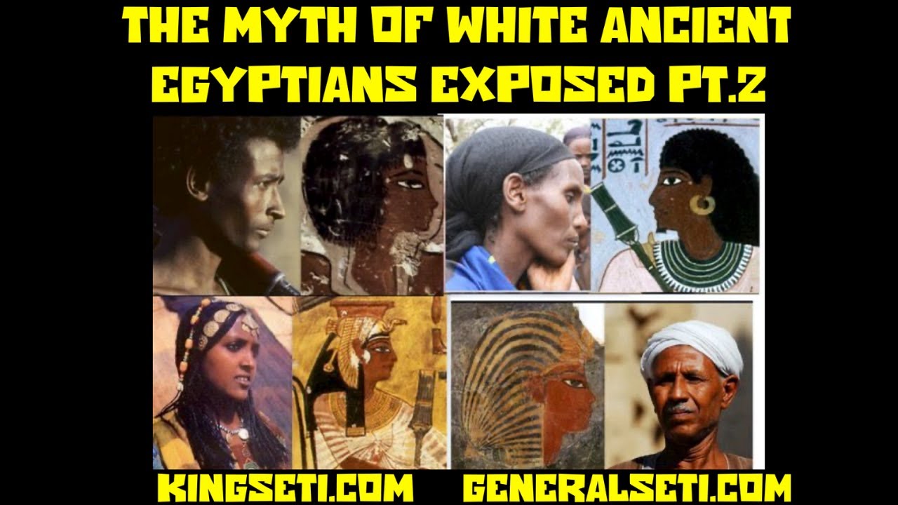 THE MYTH OF WHITE ANCIENT EGYPTIANS EXPOSED PT.2 #cleopatra #egypt # ...