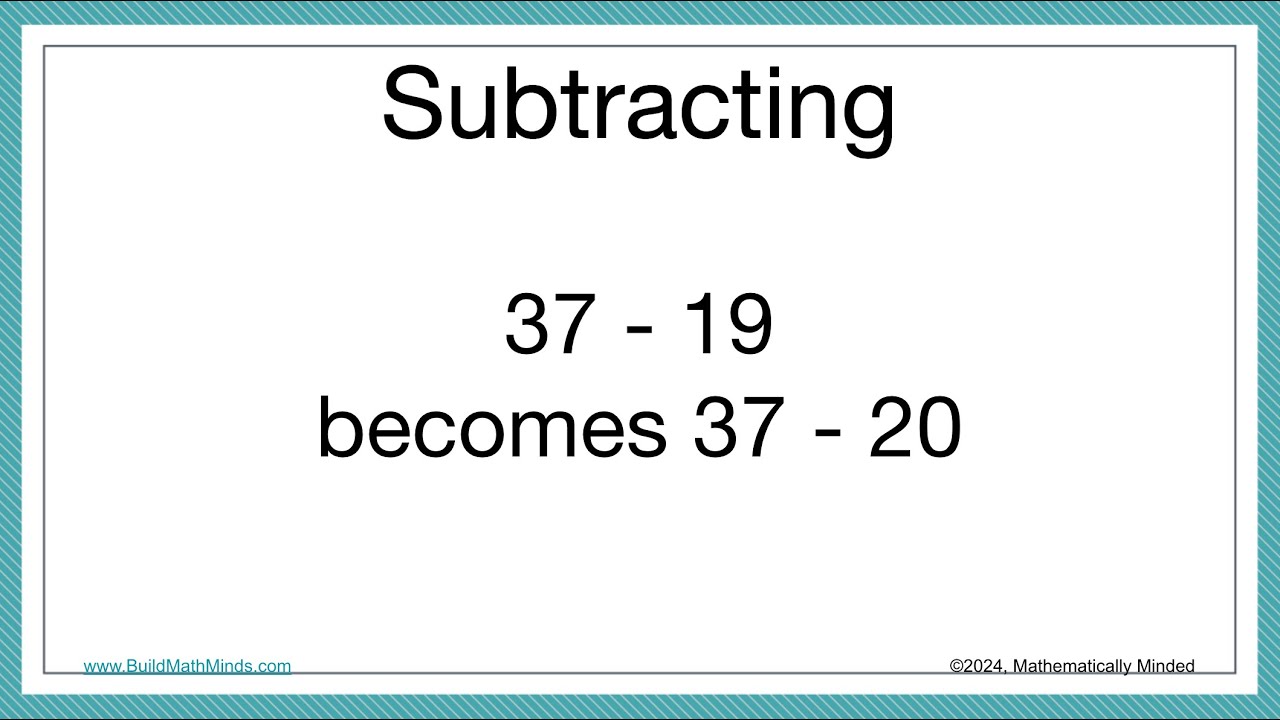 Math Misconceptions around Subtraction - YouTube