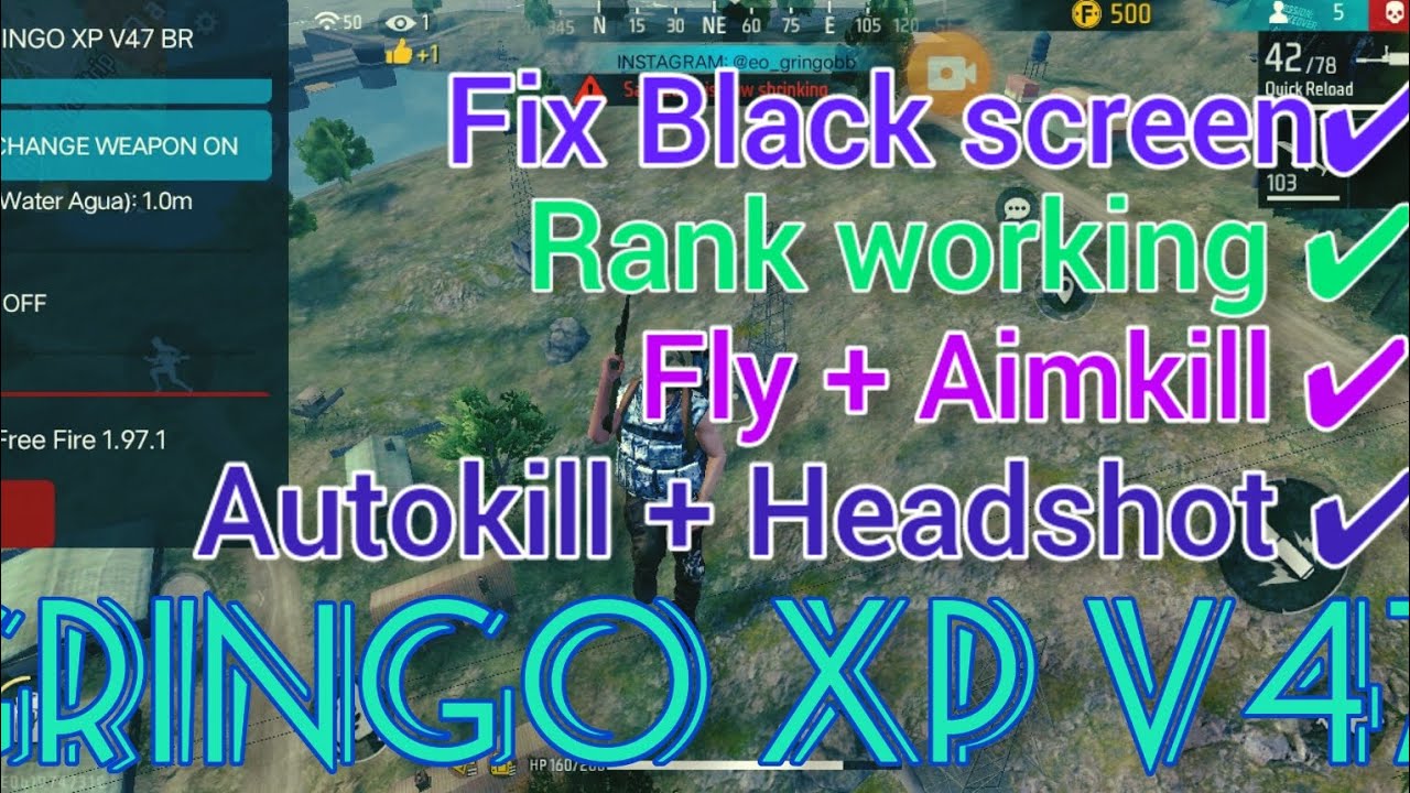 NEW GRINGO XP V47 AUTO KILL UPDATE MOD MENU | TODAY HACK FREE FIRE MAX ...