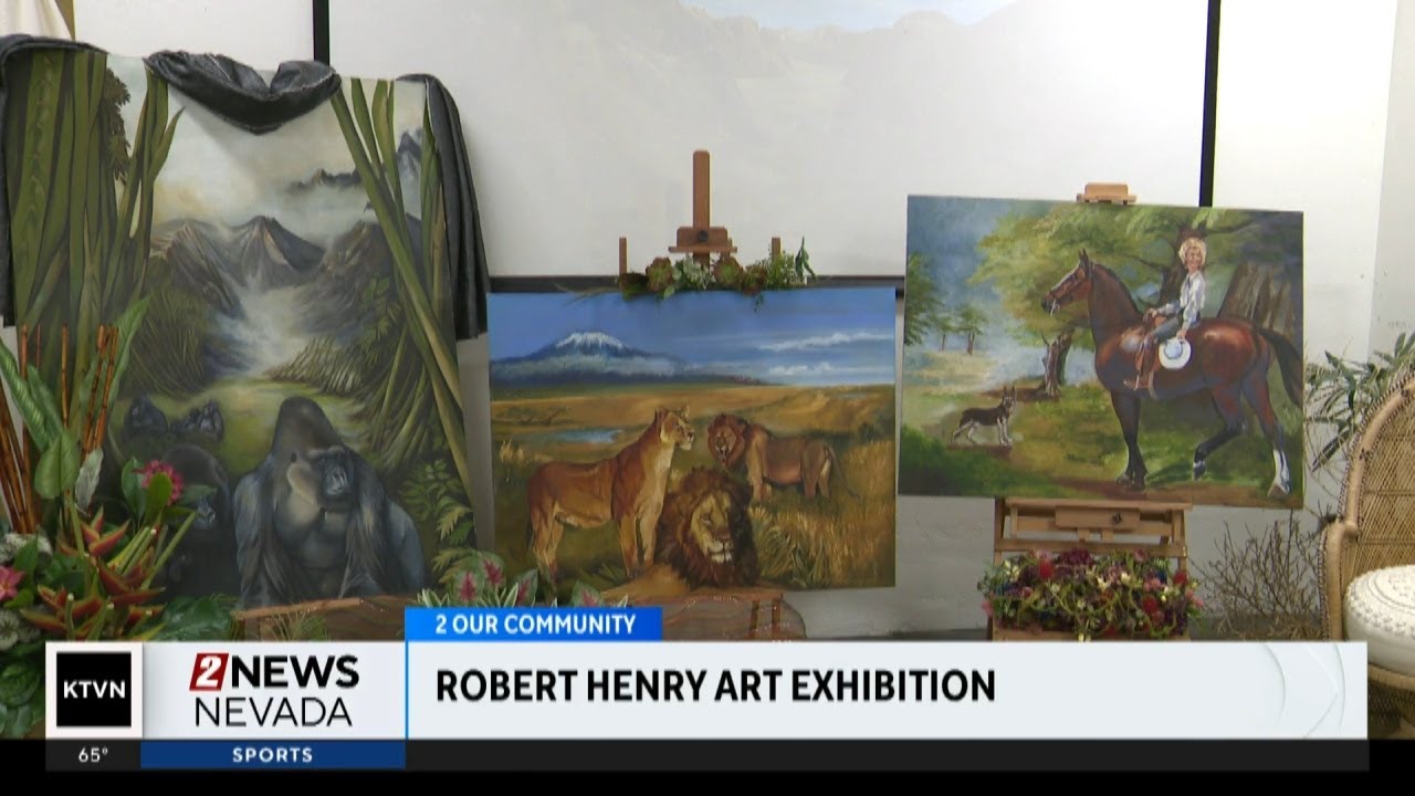 Art Exhibition Held to Honor Hospice Patient - YouTube