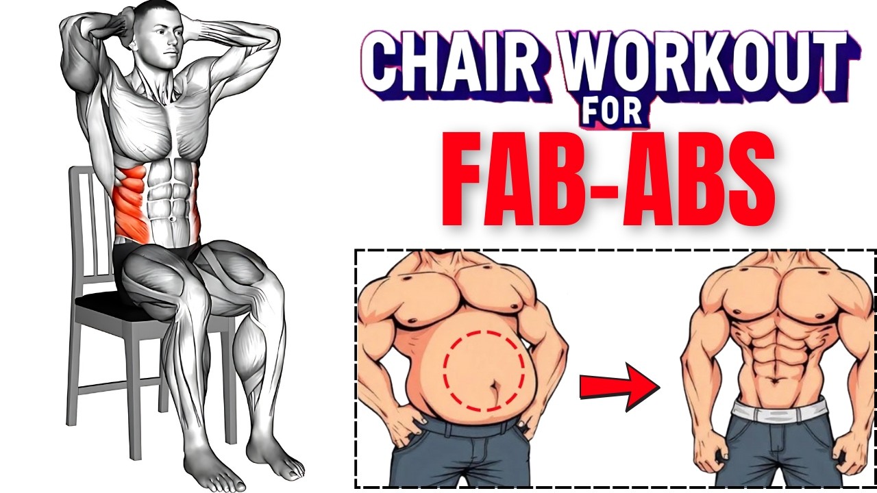 5-Minute Chair Workout for Abs – Killer ab at Home - YouTube