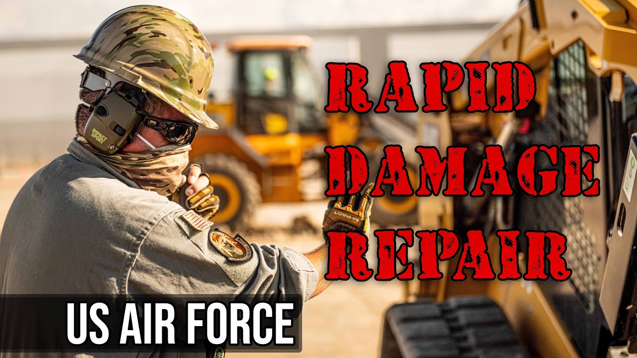 Rapid Damage Airfield Repair - YouTube