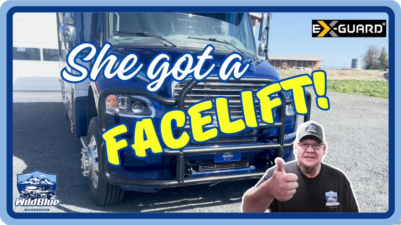 Big Blue's New Look 🛠️ RV Grille Guard Install (aka “Roo Guard”🦘) # ...