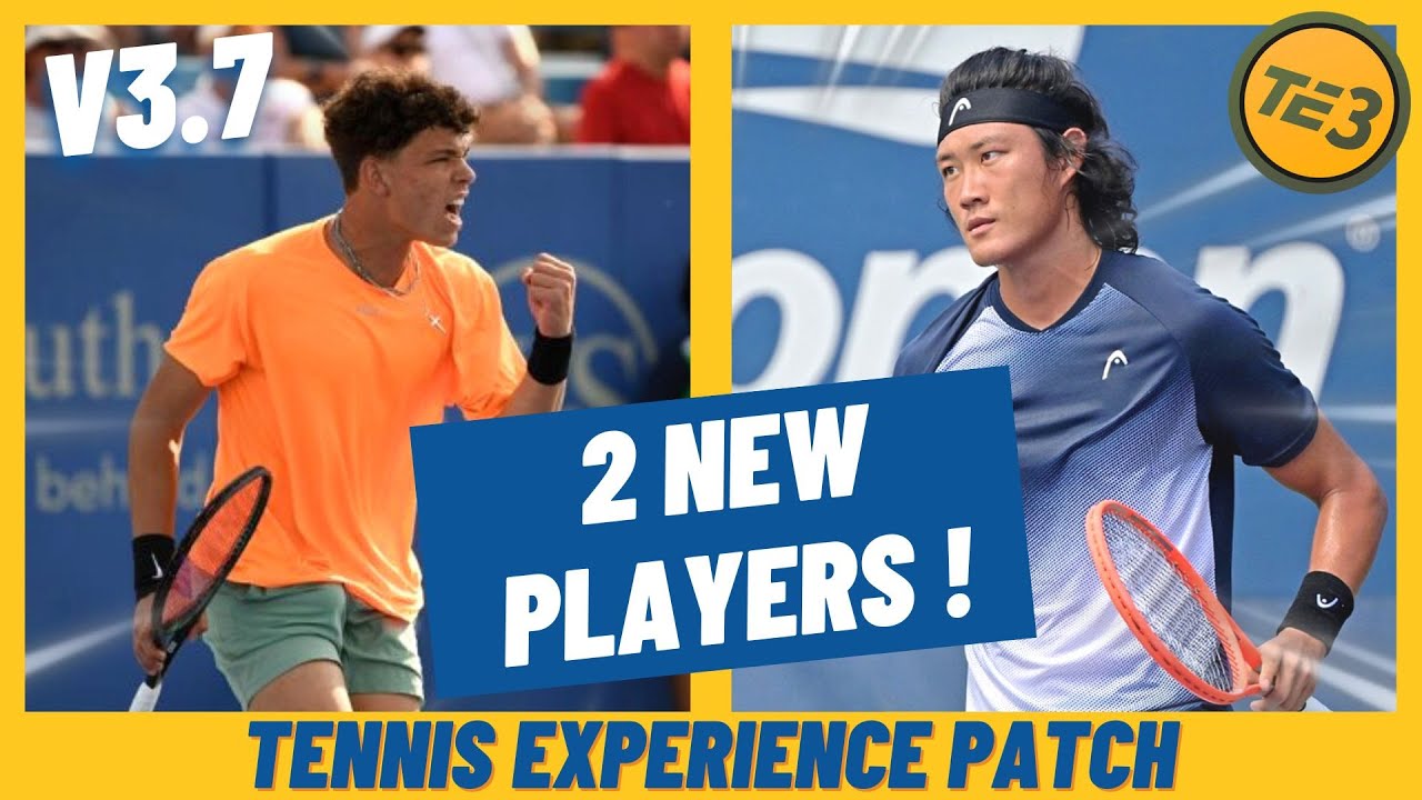 Tennis Elbow 2013 - 2021 Patch Teaser - 2 New Players ! (Ben Shelton ...