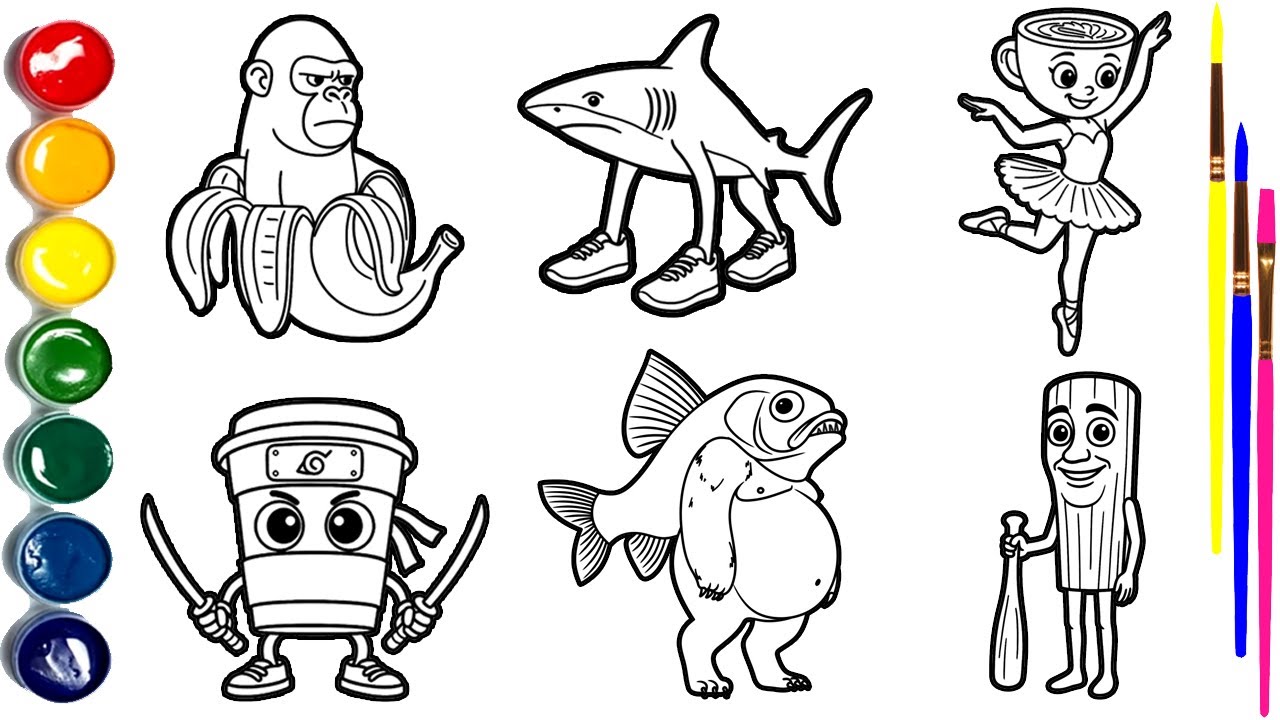 How to Draw ITALIAN BRAINROT animals - Easy Step-by-Step Drawing ...