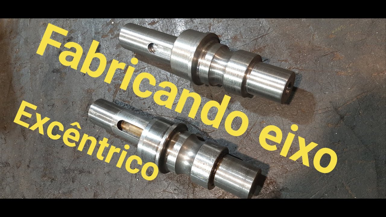 Como é fabricado um eixo excêntrico.#Usinagem#Torno - YouTube