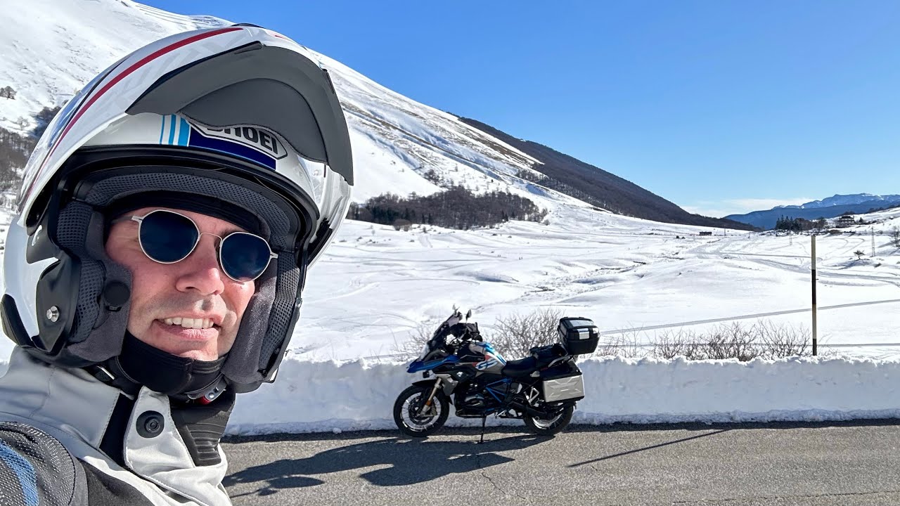 Belle strade in moto: Gole del Sagittario con neve (da Alfedena a Pescina) SS83-SP59-SR479-SP60 ...