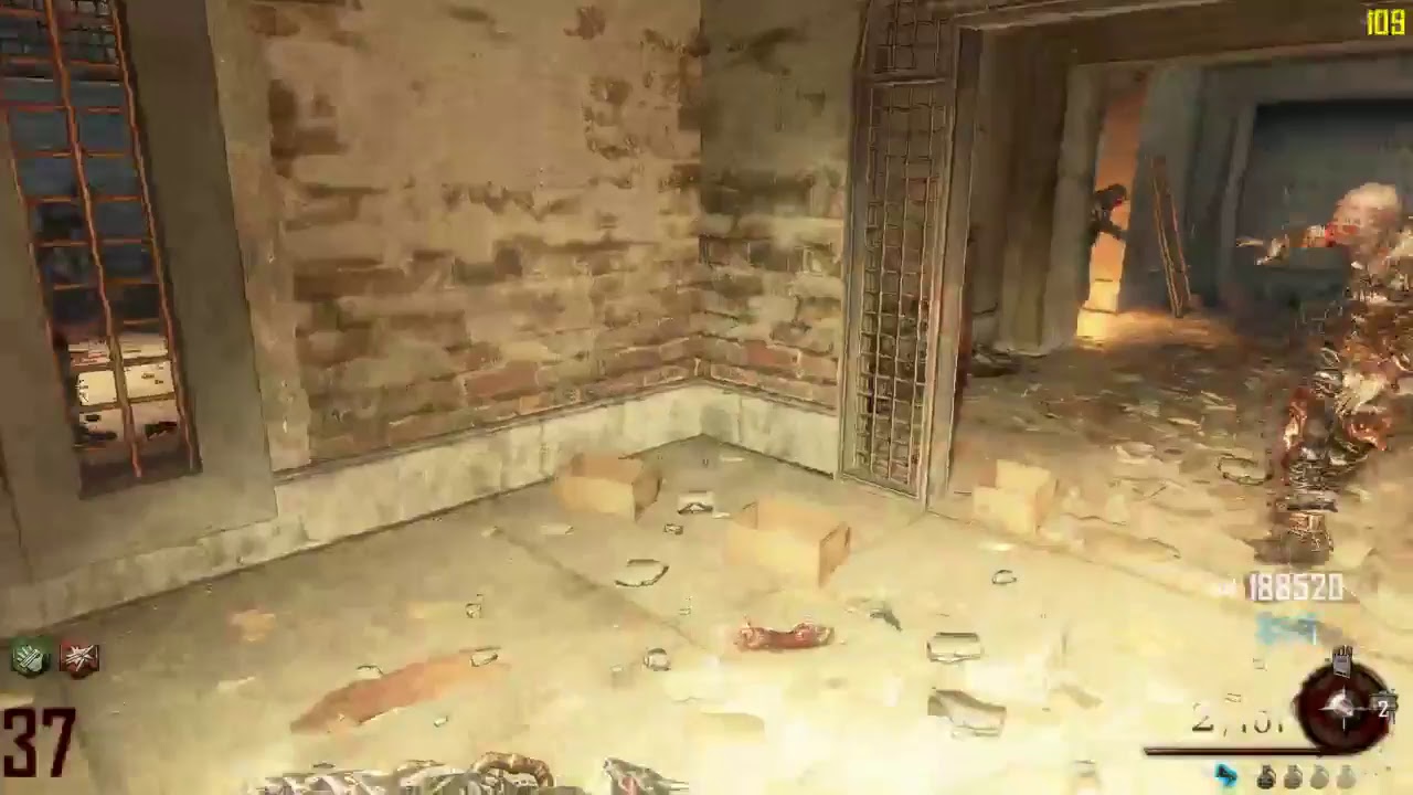 bo2 zombies motd/mob of the dead round 26+ whit controller - YouTube