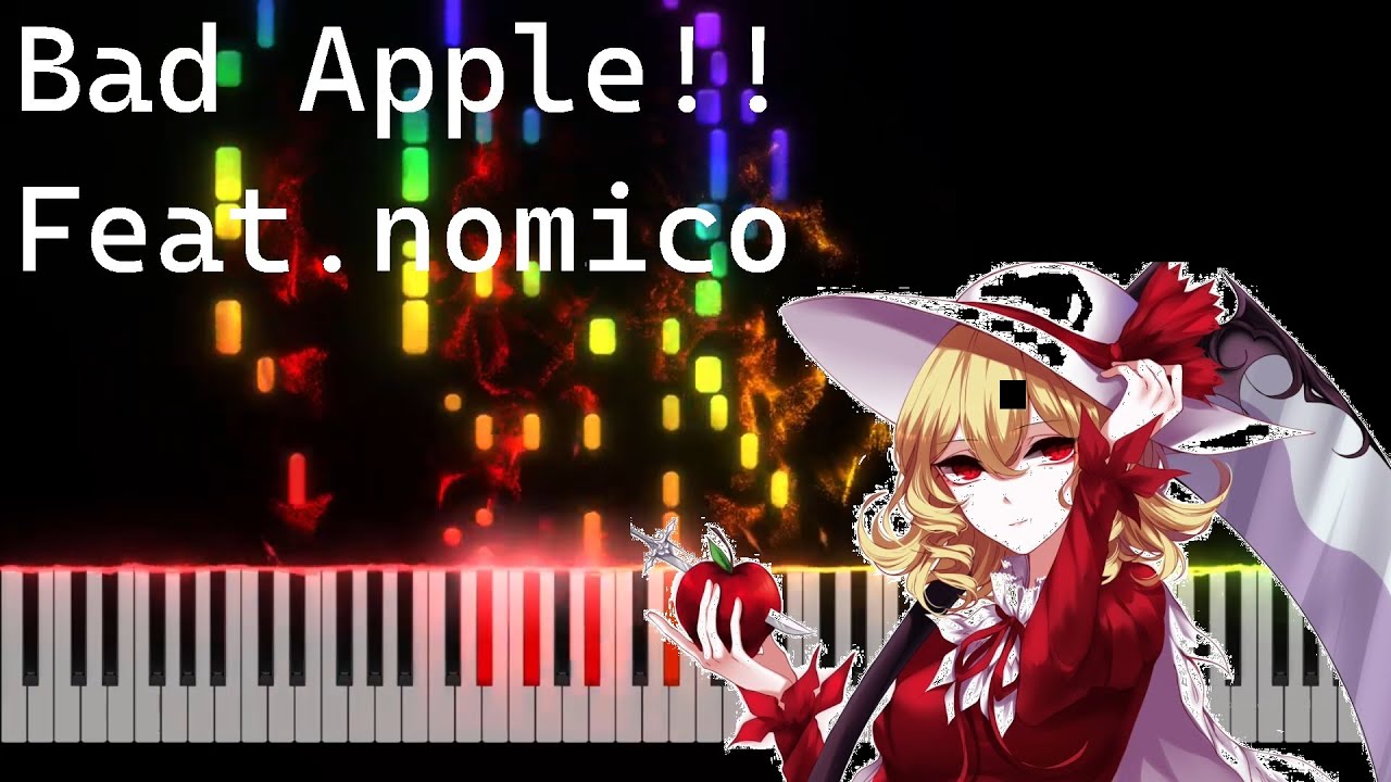 [Alstroemeria Records]Bad Apple!! feat.nomico - Piano Tutorial [Nivek ...