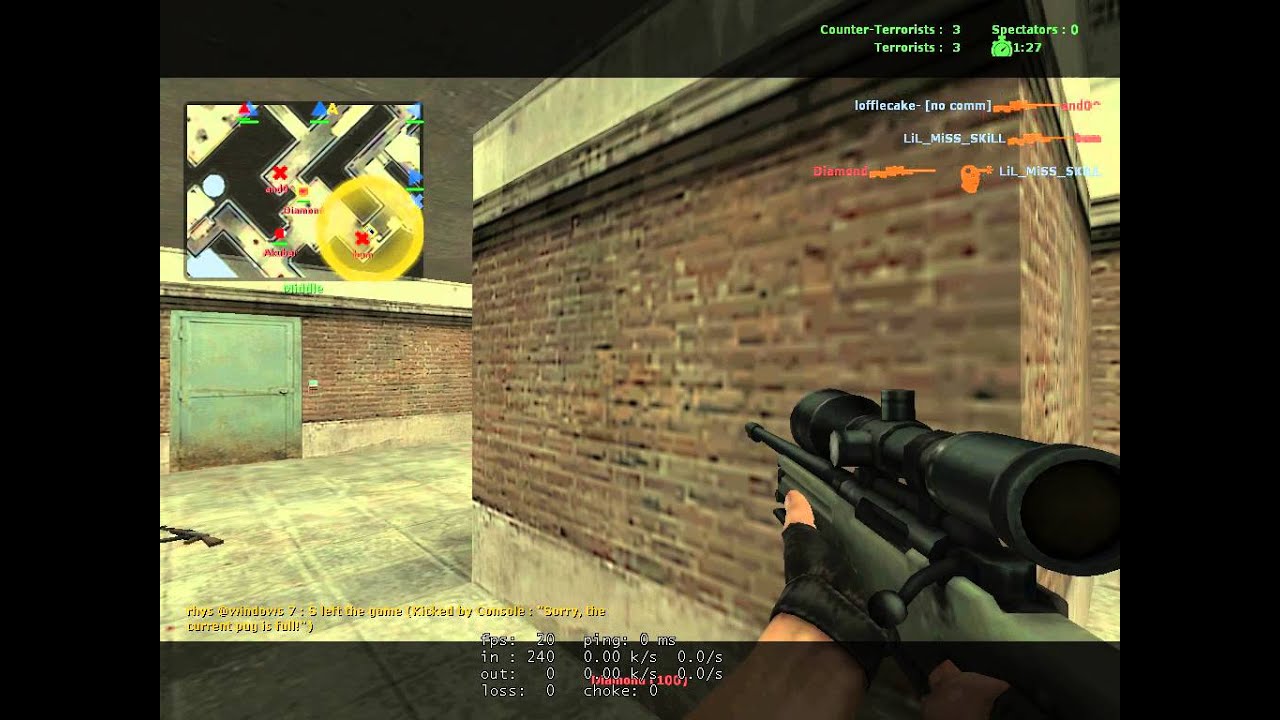 AWP 3k de_cpl_mill ESEA PUG - YouTube