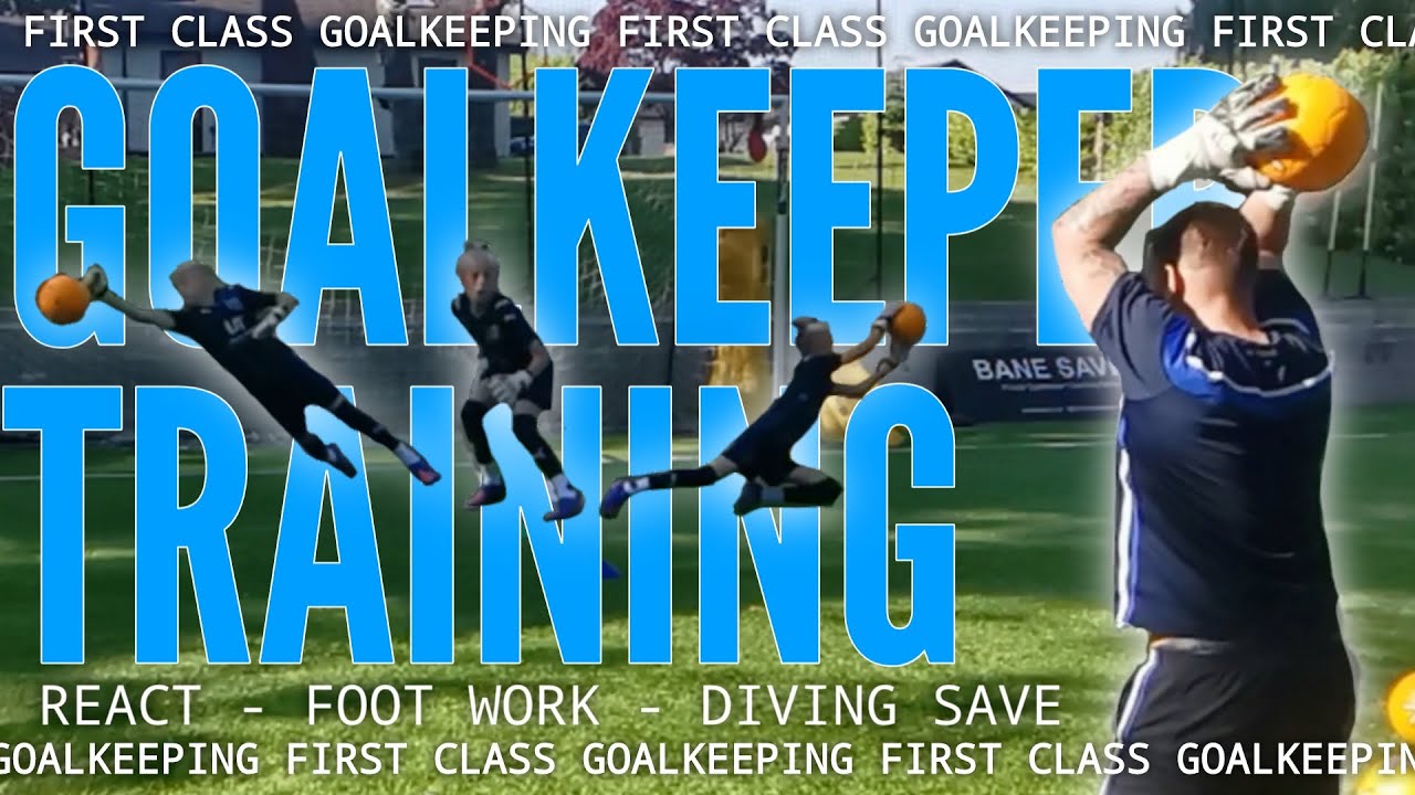 GOALKEEPER TRAINING IDEAS | Reaction saves through high intensity speed ...