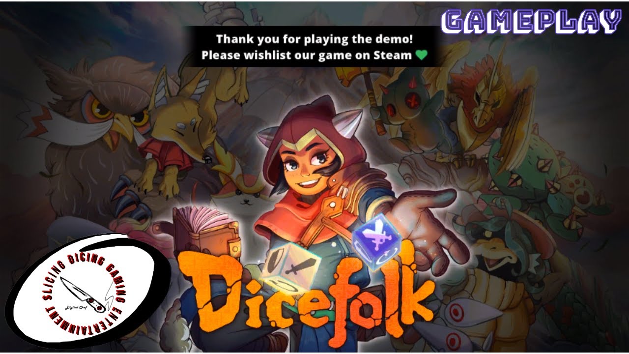 Cool new indie game with dice and monsters - YouTube