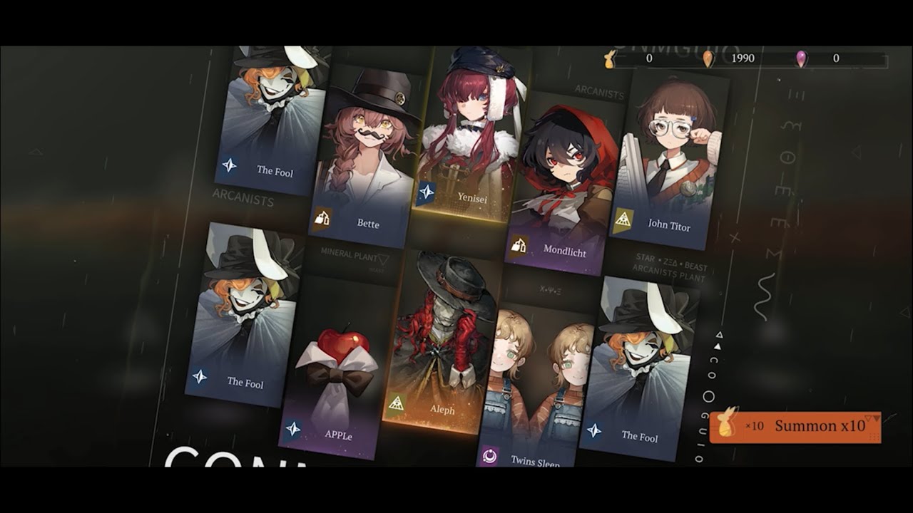 🎮 Reverse 1999 - F2P Pulls For 6 Star 🌟 Arcanists | Episode 024 - YouTube