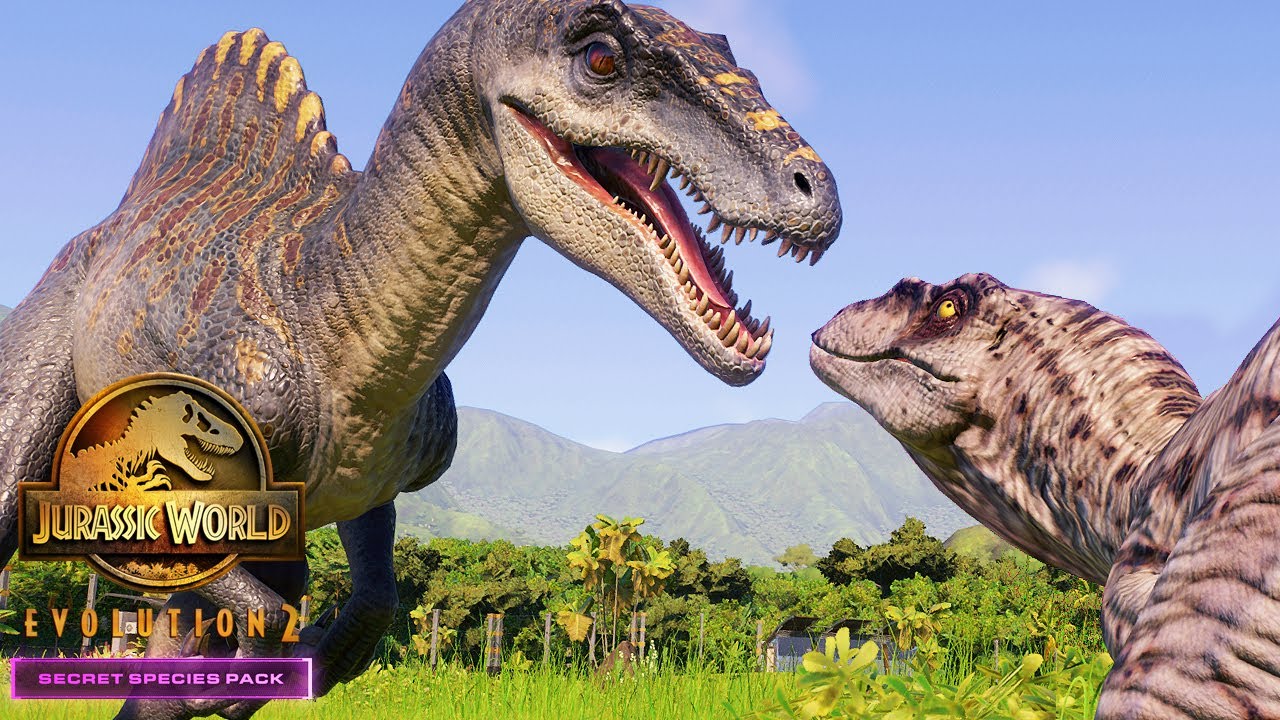 Spinoraptor And Velociraptor Have A Unique Social Animation Jurassic