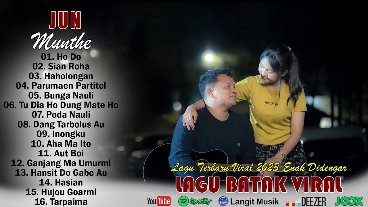 Lagu Batak Terbaru 2023 ~ Jun Munthe ~ Lagu Batak Pilihan Terbaik ...