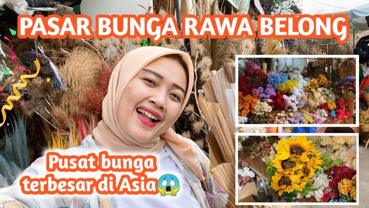REVIEW HARGA BUNGA DI PASAR RAWA BELONG JAKARTA!!! - YouTube