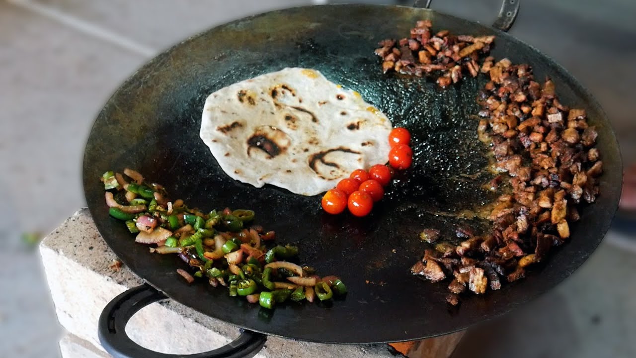 Discada Cooking Tacos - YouTube