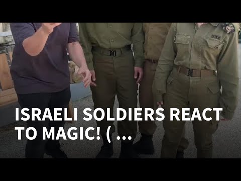 Israeli soldiers react to magic! ( Israel) INSTAGRAM @JULIUSDEIN | Julius Dein 🔥🔥🔥🔥