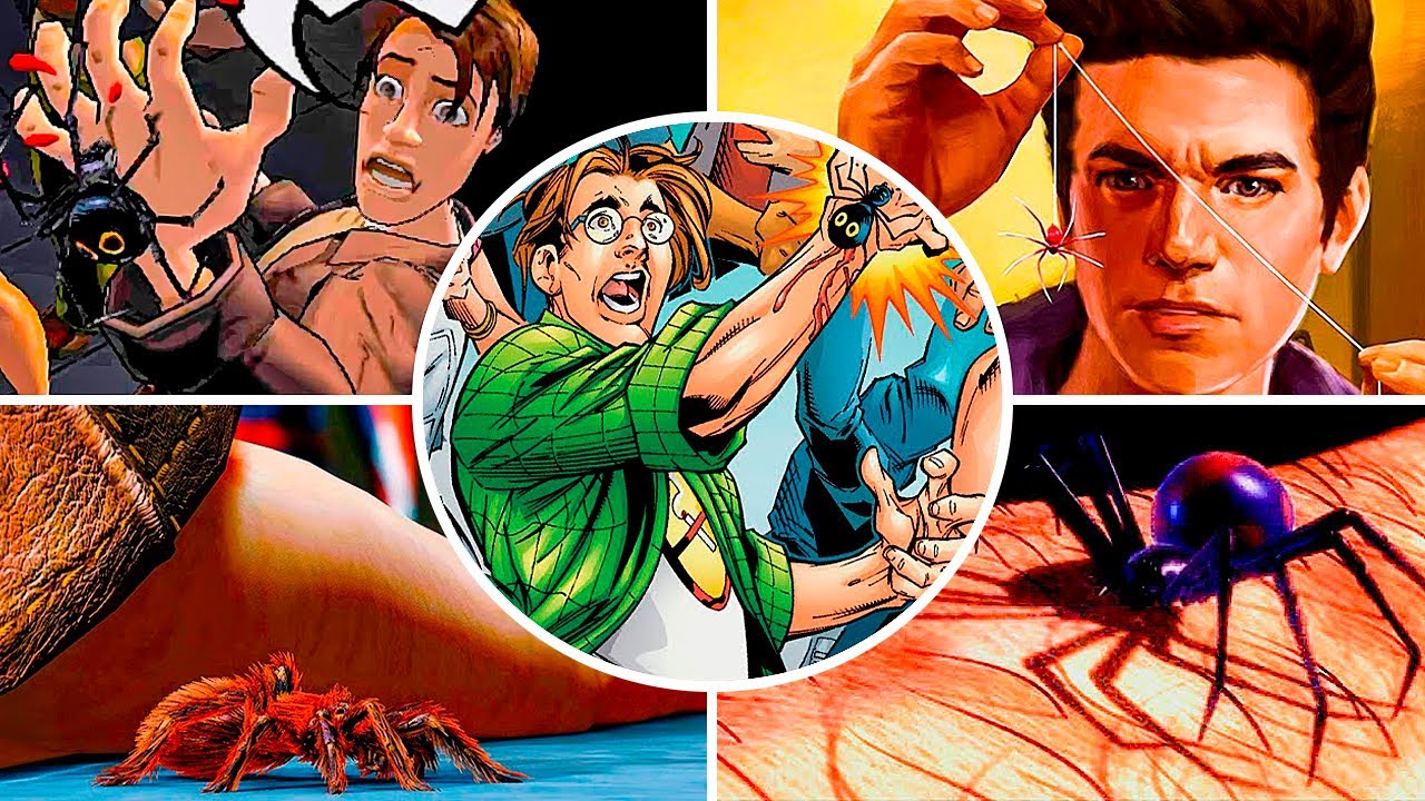 Evolution of Peter Parker Becoming Spider-Man in Games (2002 - 2022 ...