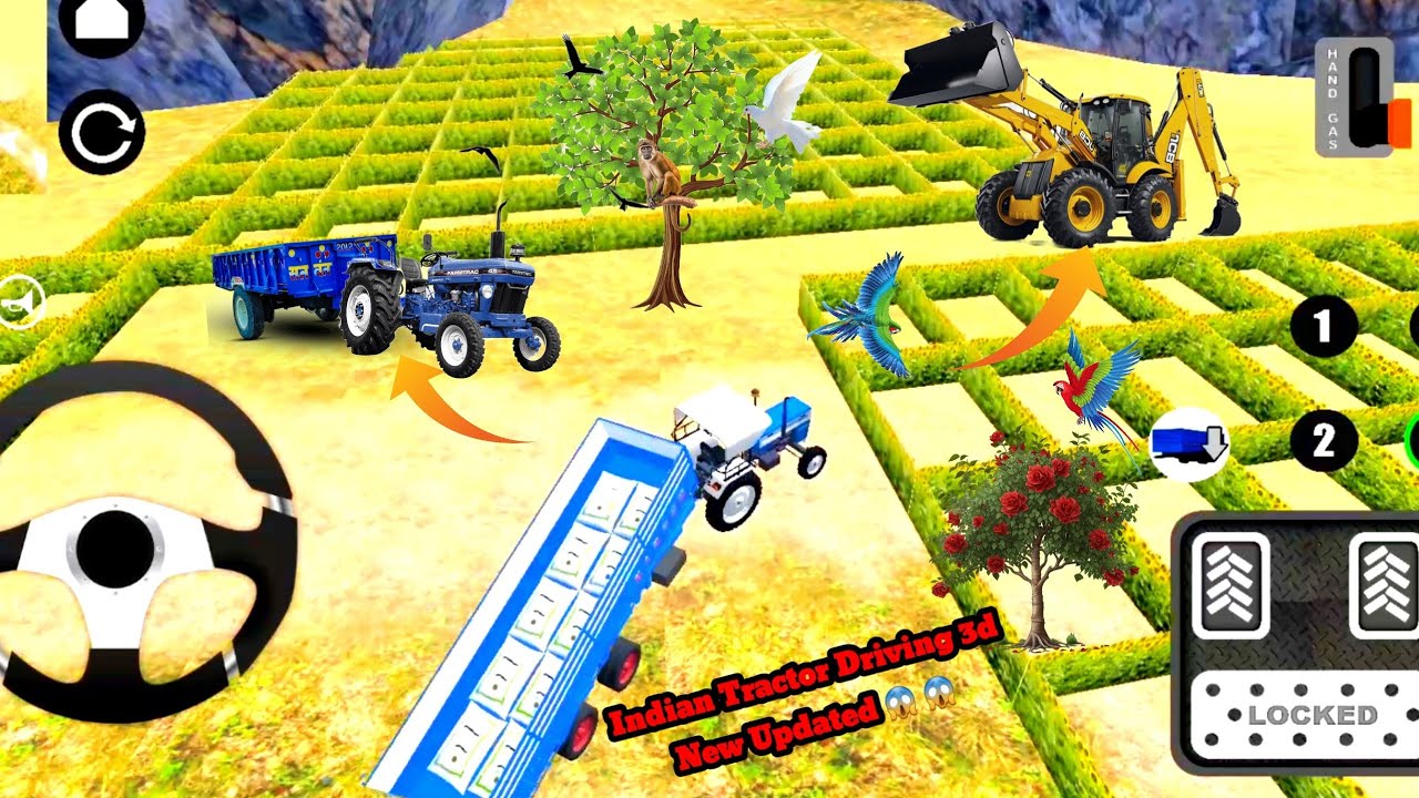 Modern Farm Tractor Driving 3d Games - Farming Tractor 3d - Tractor ...