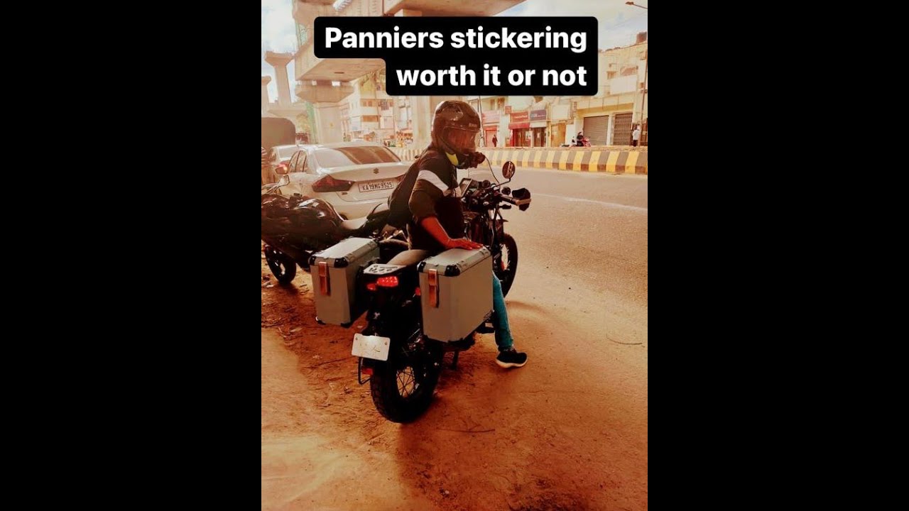 Stickering for panniers whether it is worth it or not - YouTube