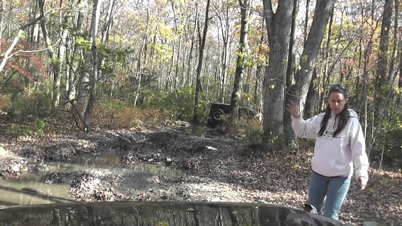 Jeep Off Roading in muddy water at Rausch Creek Women's Wheeling Day ...