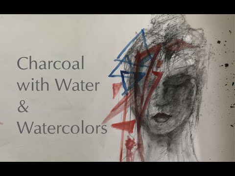 BEAUTY OUT OF CHAOS (charcoal drawing tutorial) Abstract and Realistic ...