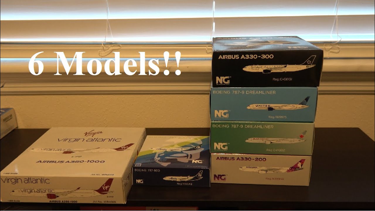 HUGE MODEL PLANE HAUL! 5 NG Models & 1 Aviation400 1/400 Unboxings ...