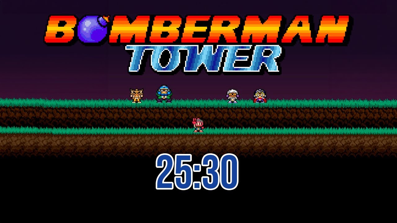 Bomberman Tower - Any% - Branco/Preto - Fácil (25:30) - YouTube
