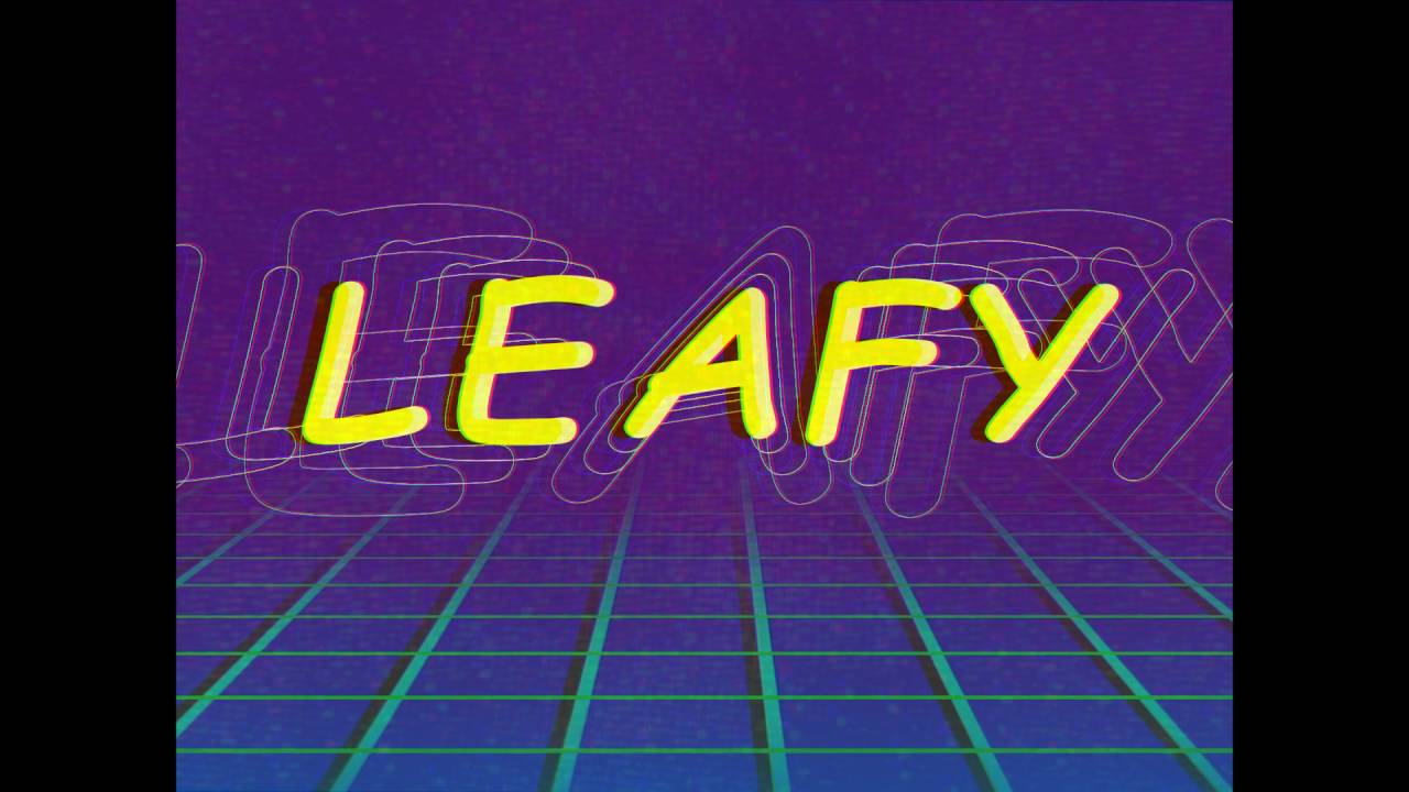 LEAFY 80's intro I After effects - YouTube