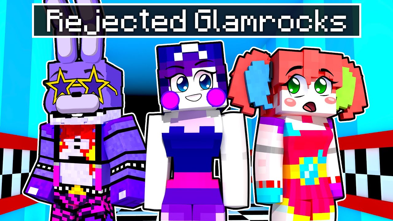 The Rejected Glamrocks In Minecraft Security Breach - YouTube