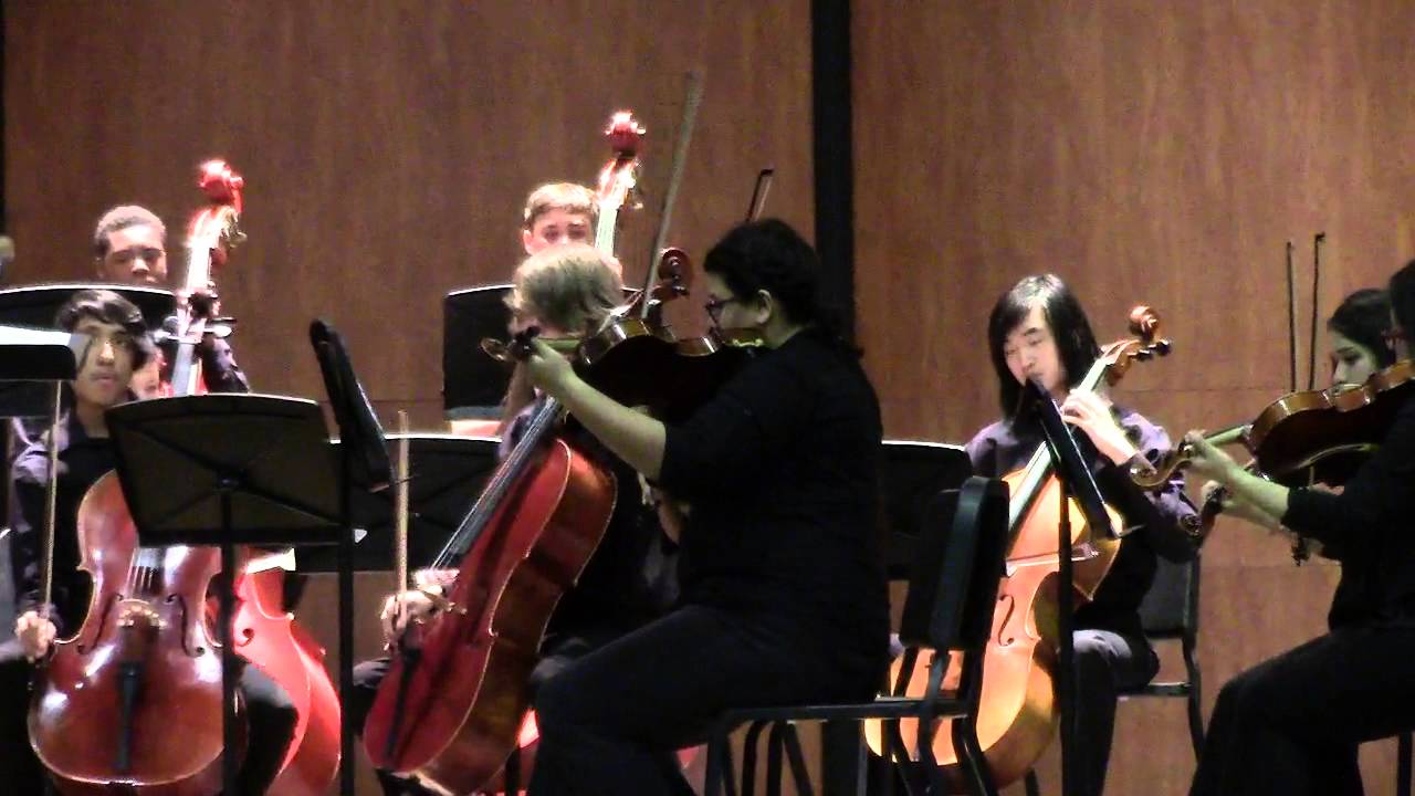Booker High School Orchestra MPA March 2016 Song 3 - YouTube