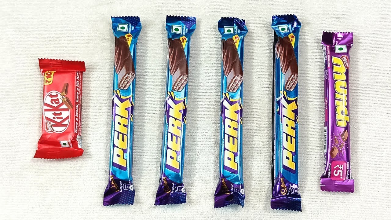 Some lot's of candies | cadbury perk vs kitkat vs nestle munch vs ...